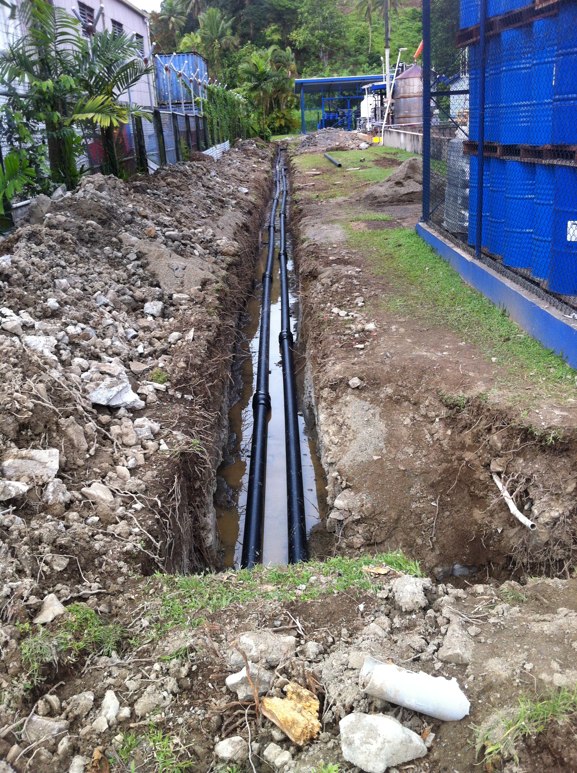 Orica Fiji - Trade Waste Pipe Work - Petrotec Services - Fuel ...